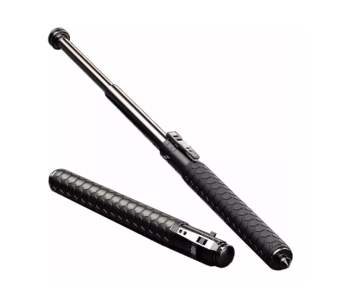 Bastón Retráctil Automático 65cm / Defensa Personal - hiking outdoor Chile