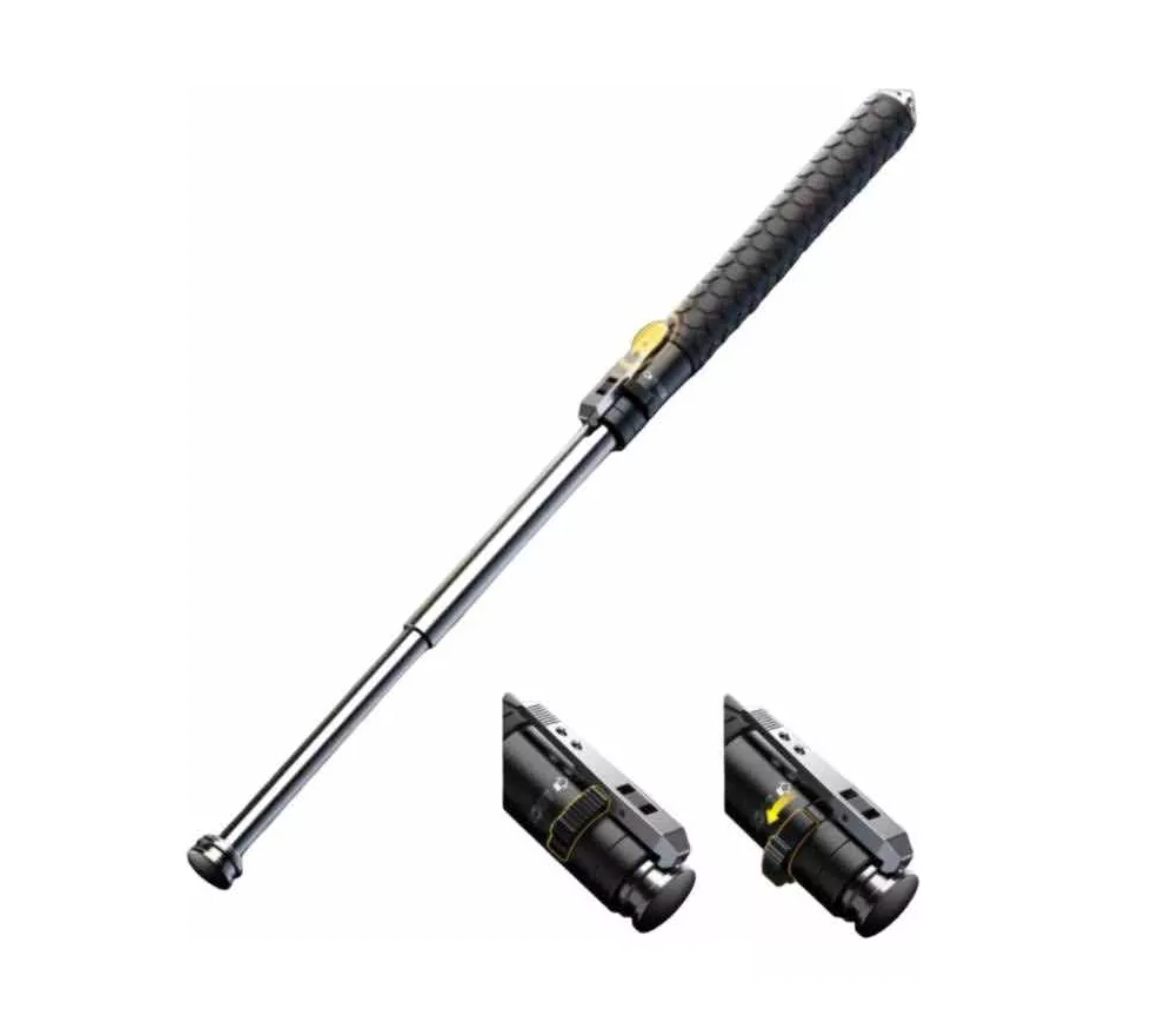 Bastón Retráctil Automático 65cm / Defensa Personal - hiking outdoor Chile