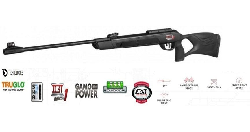 Rifle Gamo Igt G-magnum 1250 Fps + Mira Tel / Hikingoutdoor - hiking ...